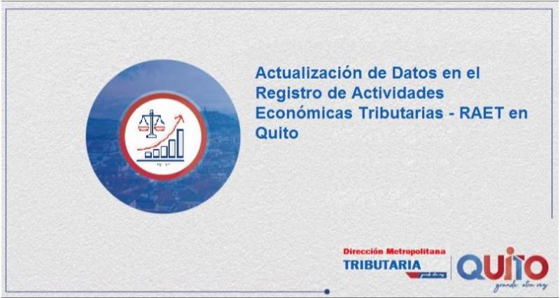 Actualización de datos del Registro de Actividades Económicas ...