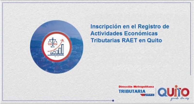 Inscripción en el Registro de Actividades Económicas Tributarias (RAET ...